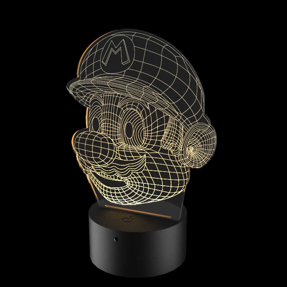 Luminária de Led - Super Mario - Acrílico Store